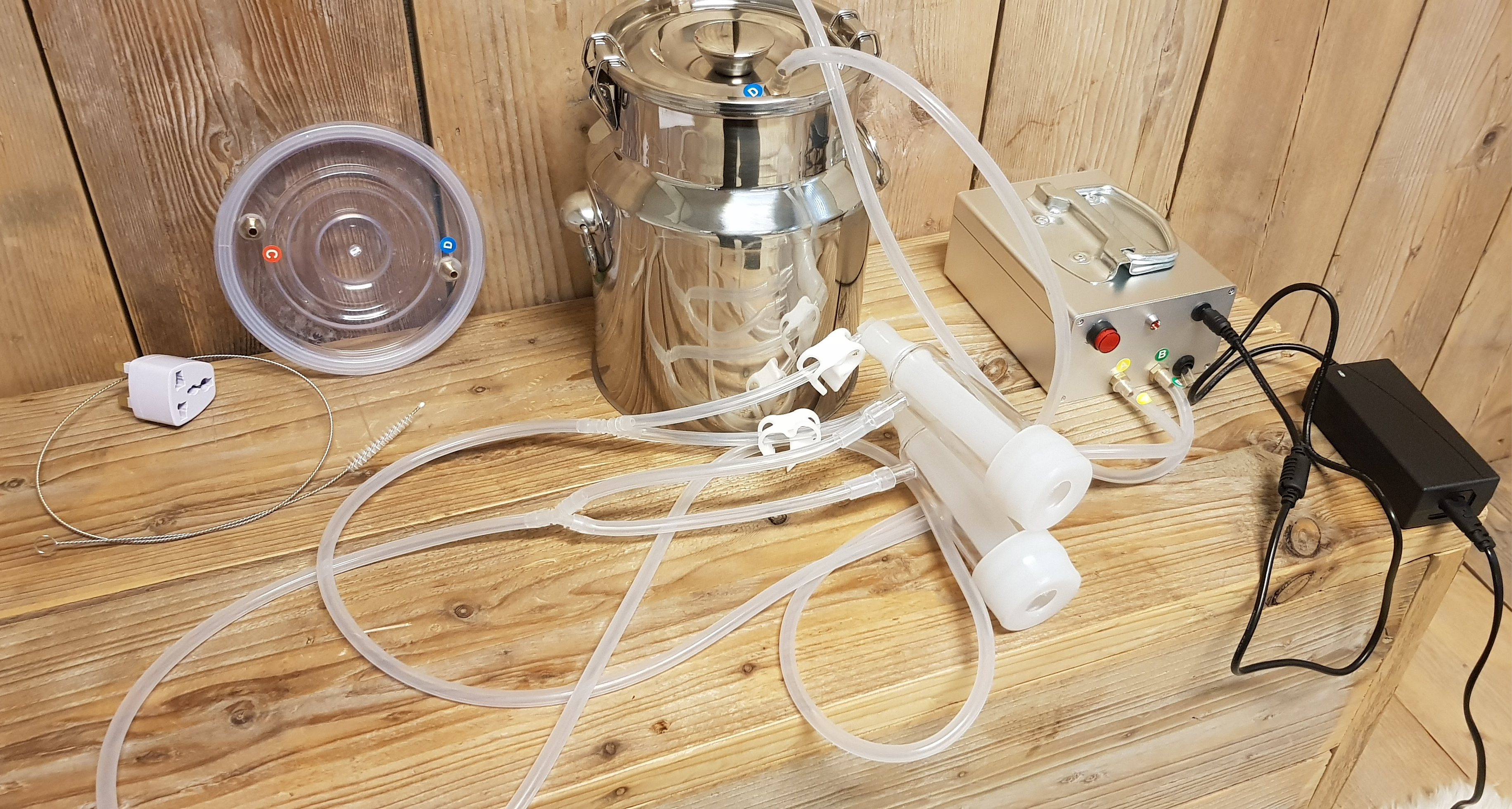 Compact goat milker – SteelBound.co.uk